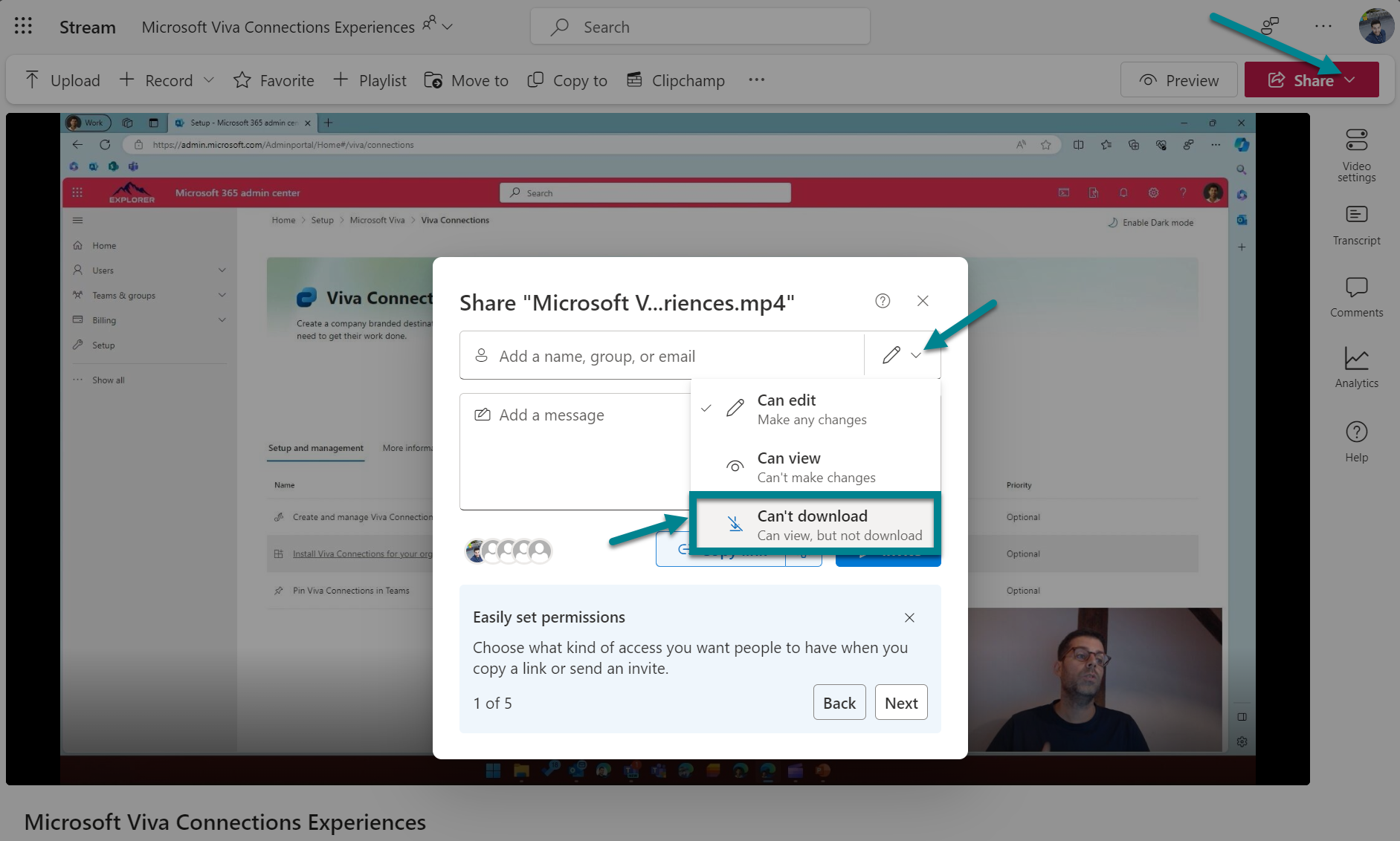 How to Block Video Download for Videos on Microsoft Stream - HANDS ON SharePoint